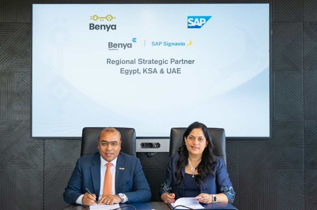 Benya and SAP are teaming up as strategic partners, this agreement will ...